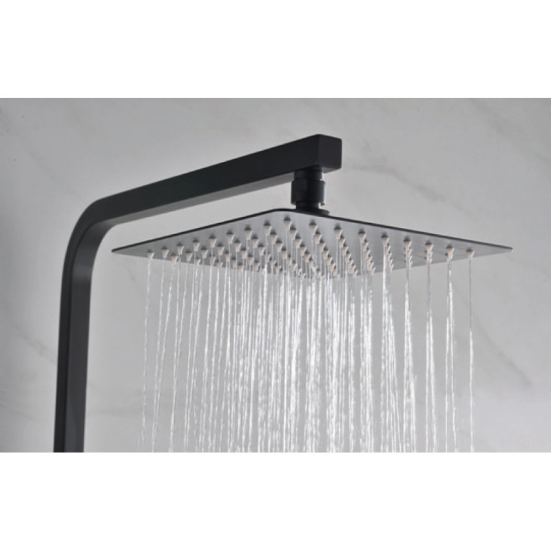 black shower column